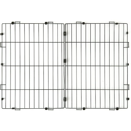 特長 ●システムサークルトレー付専用の別売屋根です。 ●ペットサークルに屋根を付けることで、留守番時等のペットの飛び出しを防止します。 ●ネジ・工具不要で、付属のジョイントで簡単に取り付けることができます。 用途 ●ペットの飛び出し防止に。...
