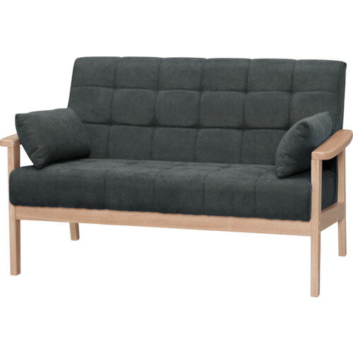 特長 ●ひじ掛け、フレーム部分には天然木使用。 ●また、生地には起毛したファブリック生地を採用。 ●お部屋に温かみとやわらかさをプラスします。 ●また背面の仕上がりにこだわり、すっきりとしたデザインに。 ●組立式にすることで、梱包サイズの改...