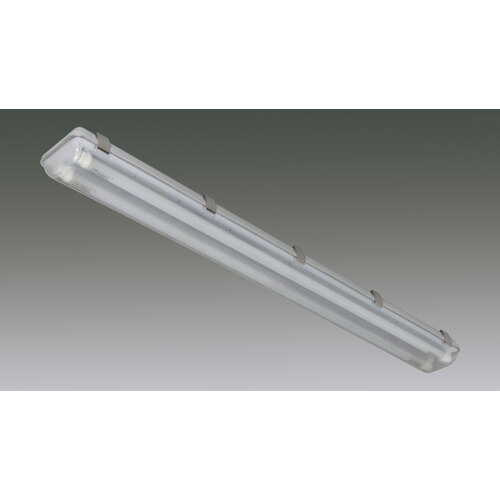 特長 ●直管専用器具 防塵防湿灯器具40形2灯【片側】。 ●低温環境でも安心水や湿気に強いフルカバーシーリング。 ●本体・カバーに耐衝撃性に優れたポリカーボネートを採用。 ●冷蔵庫など結露対策にもおすすめです。 仕様 ●幅(mm)：164 ...