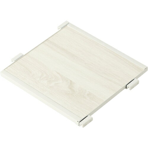 特長 ●組立簡単 連結スチールラック専用の棚板です。 ●汚れや傷に強いメラミン化粧板を使用しています。 ●汚れてしまっても拭き取るだけで簡単にお手入れが可能です。 ●棚板の裏側もメラミン化粧板のため、炊飯器やポットの蒸気にも傷みにくい仕様で...