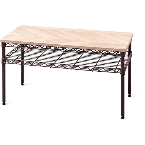 特長 ●圧迫感のないロータイプのテーブルです。 ●ノートパソコンも十分に置けるサイズです。 ●リモコンや雑誌などの収納に便利な棚付きです。 ●木天板はデザイン木目でアクセントをプラスします。 用途 ●テーブル、デスクとして。 仕様 ●間口(...