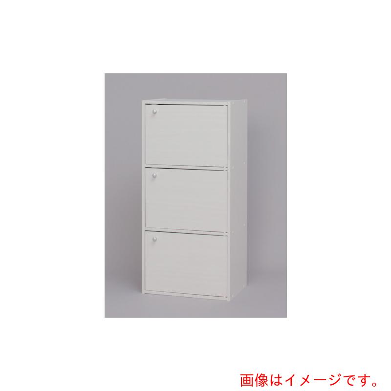 特長 ●扉付きのCBボックスです。扉が3つ付いています。 用途 ●カタログ、雑誌の整理にお使いいただけます。 仕様 ●色：オフホワイト ●最大積載量(kg/台)：80 ●均等積載量(kg/段)：20 ●奥行(mm)：290 ●間口(mm)：...