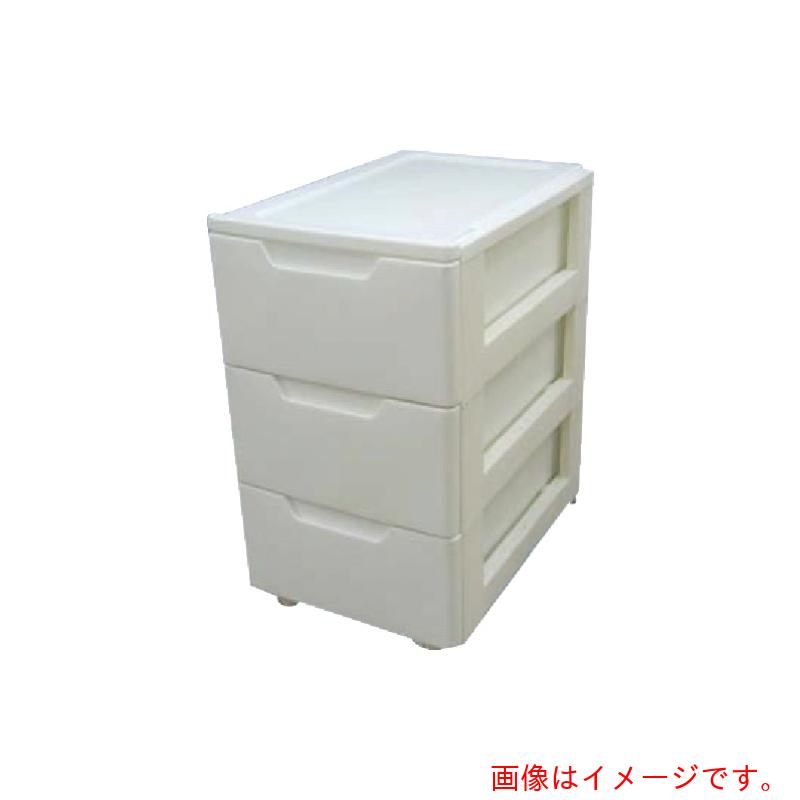 特長 ●引出しには開閉がスムーズな金属スライドレールを採用しています。安全な前倒れ防止パーツが付いています。 用途 ●衣服の収納にお使いいただけます、 仕様 ●色：ホワイト/ベージュ ●外形寸法(mm)間口：440 ●外形寸法(mm)奥行：...