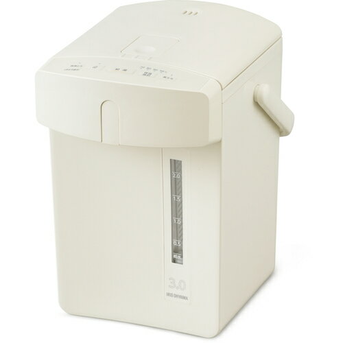 特長 ●角型を基調としたスタイリッシュなデザインのジャーポットです。丸型デザインよりスリムでコンパクトに見えるデザインです。 ●再沸とう機能付きで、ボタンを押せば保温中のお湯が再沸とうします。 ●電動ポンプ搭載で給湯スイッチを押すだけで簡単...