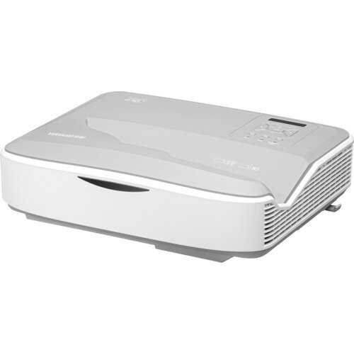 特長 ●80型を20cmで投写、狭いスペースでの大画面に最適です。 用途 ●大画面での投影に。 仕様 ●解像度：WXGA ●消費電力(W)：260 ●光出力(lm)：4000 ●光源：レーザー ●コントラスト比：800000：1 ●スピーカ...