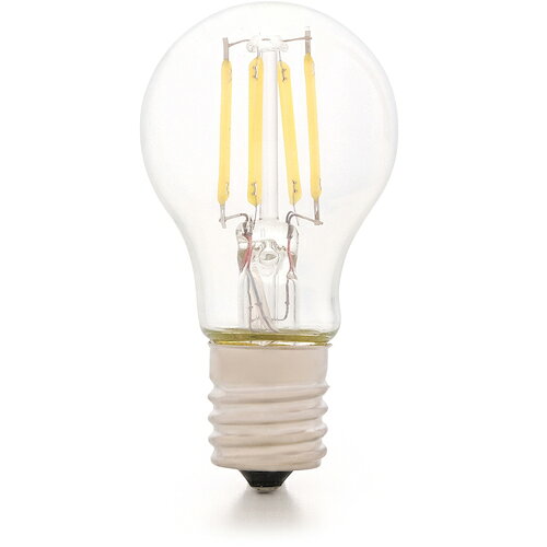 特長 ●白熱電球のように全方向に光が広がるLEDミニボール球です。 ●クリアガラスがきらめく華やかな明かりのクリアタイプで、ペンダントライトやインテリアの装飾電球に最適です。 ●口金サイズがE17口金なので、照明器具を替えることなくご使用い...