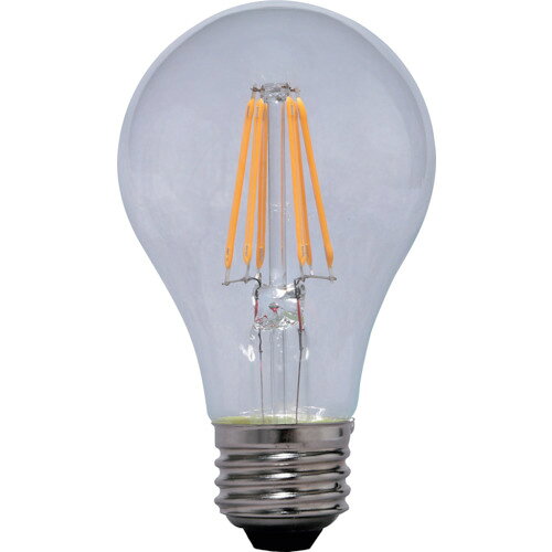 特長 ●長寿命約20000時間で、ランプ交換の手間が少ないLED電球です。 用途 ●電球の交換用に。 仕様 ●明るさ(lm)：810 ●光源色：電球色相当 ●外径(mm)：60 ●全長(mm)：106 ●消費電力(W)：7.0 ●口金：E2...
