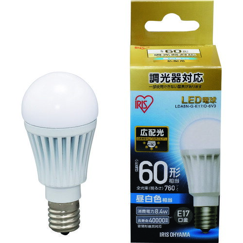 特長 ●トイレや廊下などに最適なLED小形電球です。 ●口金サイズがE17口金なので、照明器具を替えることなく使用可能です。 ●長寿命約40000時間で、ランプ交換の手間が少ないです。 ●密閉型器具に使用可能です。 仕様 ●明るさ(lm)：...