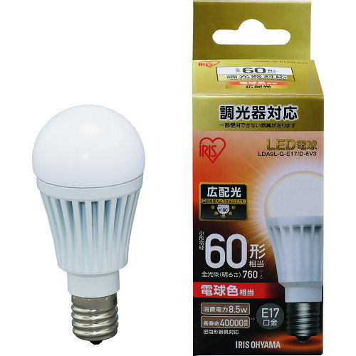 特長 ●トイレや廊下などに最適なLED小形電球です。 ●口金サイズがE17口金なので、照明器具を替えることなく使用可能です。 ●長寿命約40000時間で、ランプ交換の手間が少ないです。 仕様 ●明るさ(lm)：760 ●光源色：電球色相当 ...