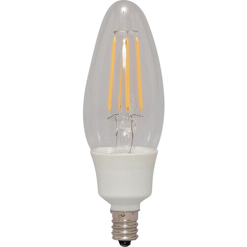 特長 ●長寿命約20000時間で、ランプ交換の手間が少ないLED電球です。 用途 ●電球の交換用に。 仕様 ●明るさ(lm)：450 ●光源色：電球色相当 ●外径(mm)：35 ●全長(mm)：105 ●消費電力(W)：3.2 ●口金：E1...
