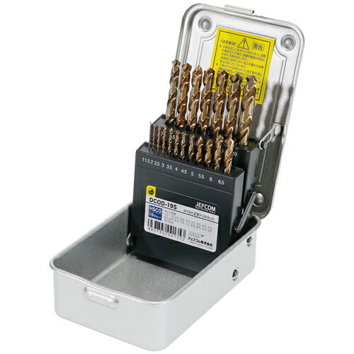 特長 ●ステンレス鋼等、難削材に最適です。 仕様 ●本体サイズ(mm)：105×25×158 ●コバルトハイス鋼　HSCO-M42 ●スチールケース付 ●丸シャンク ●回転用 材質 ●ドリル：HSCO-M42 ●ケース：スチール・プラスチッ...