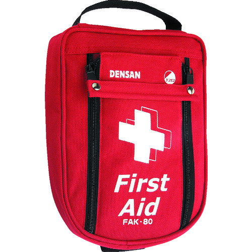 特長 ●すばやく開ける開口フタ、救急用品をサッと取り出せるです。 ●ファーストエイドバッグ 質量・質量単位 ●360.0g 【メーカー名】ジェフコム（株） 【メーカー品番】FAK-80