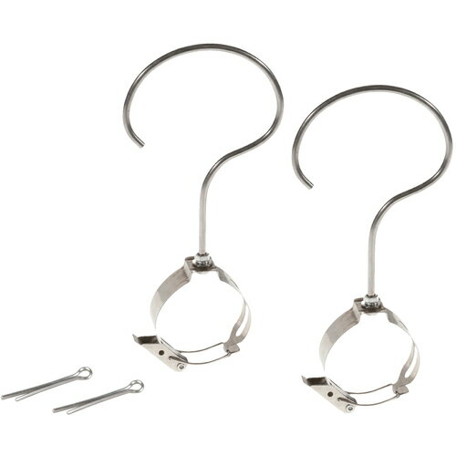 特長 ●灯具に取り付けて吊り下げるフックです。 用途 ●灯具に取り付けて吊り下げるフック ●本体サイズ・質量：180mm×80mm×20mm・84g ●2個入(割りピン×2付属) ●対応製品：LEDパランドル(スリムタイプ)：PDL-10,...