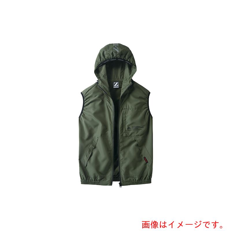特長 ●個性際立つ空調服ベストです。 仕様 ●色：カーキ 材質 ●高密度タフタ：ポリエステル100％ 質量・質量単位 ●98.0g 【メーカー名】（株）自重堂 【メーカー品番】74250-013-M