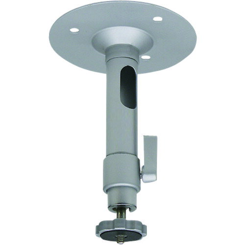 特長 ●屋内用カメラの天井取付が可能です。 ●カメラ角度を自在に調整でき、固定はコックをひねるだけの簡単設置です。 仕様 ●幅(mm)：120 ●高さ(mm)：159 ●色：シルバー ●適合機種：JS-CA1112、JS-CA2032 ●使...