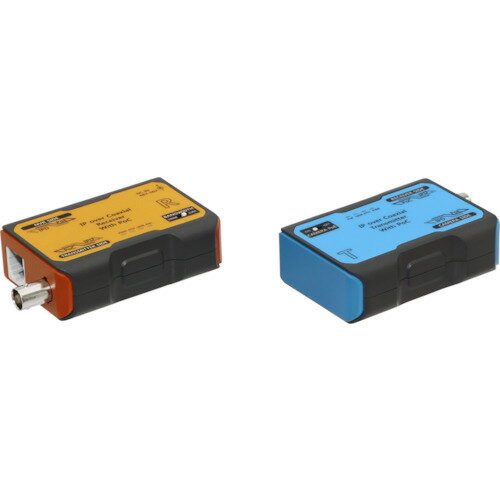 特長 ●同軸ケーブルに電源（PoE）とネットワークデータを重畳伝送が可能で、特別なIPアドレスを設定せずにプラグアンドプレイをサポート。 ●SC-IPR07PとSC-IPT07Pのセット製品です。 ●同軸デバイス間は最大1000mデータ転送...