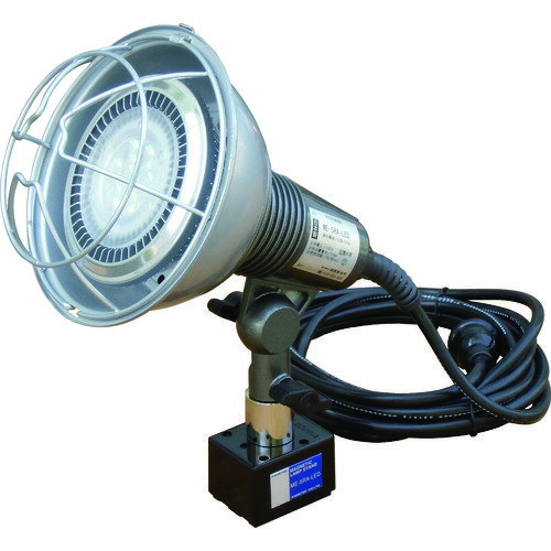 特長 ●屋外作業におけるエリア照明に最適なLEDタイプの電気スタンドです。 ●小形軽量ながら強力なマグネット吸着力により、水平面はもちろん傾斜面、垂直面へも簡単に据え付けることができます。 ●反射カバーは、どの方向に向けても水が溜らない36...