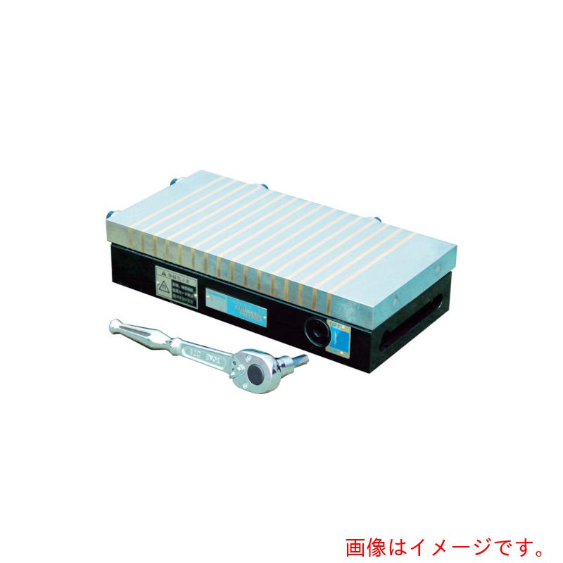 特長 ●重切削用の特殊設計による超強力型永磁チャックです。 ●磁極間隔が比較的細かいため、一定の小物や薄物にも対応可能です。 ●ON/OFFハンドルをラチェットにすることで、操作は軽快でより安全に配慮しました。 ●重切削用の特殊設計による永...