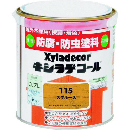 特長 ●高い信頼と実績！全国の重要文化財や公共施設に使用されているドイツ生まれの高耐久木材保護塗料です。 ●木材に深く浸透し、優れた耐久性と着色力を発揮します。 用途 ●屋外の木部(ウッドデッキ、ラティス、パーゴラ、ベンチ、ログハウス、羽目...