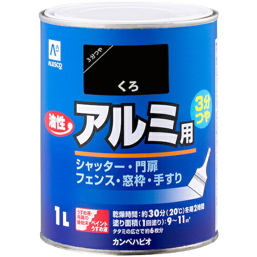 特長 ●アルミ建材との密着性に優れた塗料です。 ●排気ガス、酸性雨、塩害の汚れに強い強靭な塗膜を形成します。 ●落ち着いたつや感（3分つや）・色調保持を実現 ●たれにくく塗りやすい速乾型塗料なので作業性抜群です。 ●逆さにも吹き付けできる特...