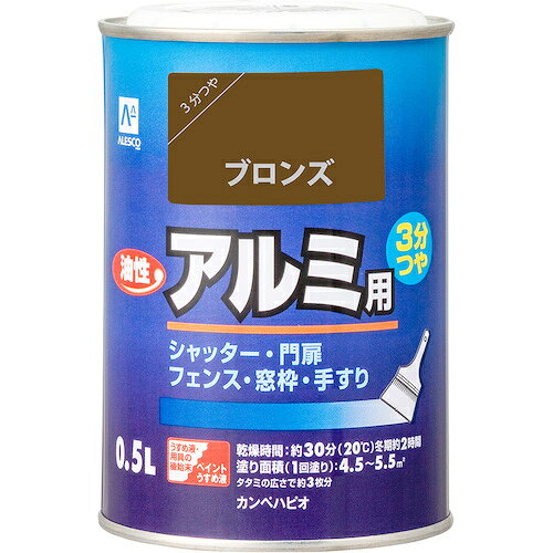 特長 ●アルミ建材との密着性に優れた塗料です。 ●排気ガス、酸性雨、塩害の汚れに強い強靭な塗膜を形成します。 ●落ち着いたつや感（3分つや）・色調保持を実現 ●たれにくく塗りやすい速乾型塗料なので作業性抜群です。 ●逆さにも吹き付けできる特...