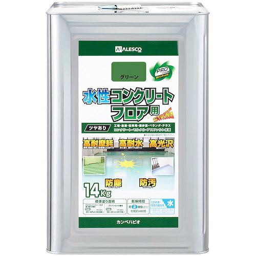 特長 ●耐摩耗性に優れ、衝撃に強く、キズがつきにくい為、駐車場や倉庫の床に最適です。 ●1液架橋型で耐汚性・耐水性・防塵効果に優れ、工場の床も清潔に保ちます。 ●簡易防水効果があり、雨など、水のしみこみを防ぎます。 ●高光沢タイプで美しいツ...