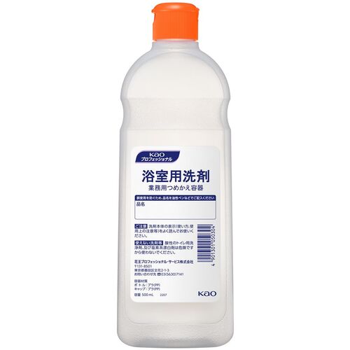 特長 ●花王　バスマジックリンつめかえ容器です。 仕様 ●容量(ml)：500 材質 ●容器：プラ 質量・質量単位 ●40.0g 【メーカー名】花王（株） 【メーカー品番】050304