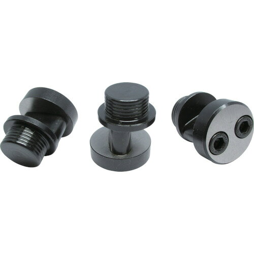 特長 ●チャックメイトの交換用トメピン 用途 ●チャックメイトの交換トメピン 仕様 ●ピン径(mm)：13 ●チャックメイトP5 用 ●1セット　3個組 材質 ●鉄 質量・質量単位 ●150.0g セット内容・付属品 ●1セット3個組 【メ...