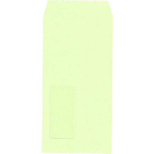 特長 ●色鮮やかなカラークラフト封筒です。 用途 ●A4書類（297×210）を三つ折り（210×99）・A5書類（148×210）を二つ折り（210×74）の封入に最適。 仕様 ●サイズ：長形3号 ●色：ウグイス ●縦(mm)：235 ●...