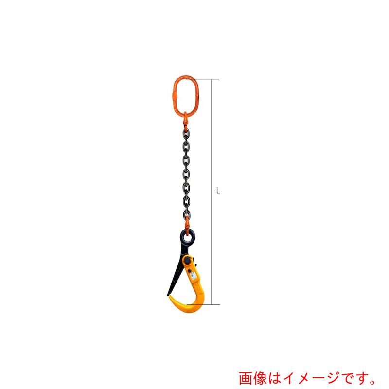 特長 ●敷鉄板の敷設、撤去作業等の吊り作業に最適。開口部が大きいので取り付け・取り外しが簡単。吊上げ時、自動的に閉鎖ロックがかかり安全確実。 仕様 ●基本使用荷重(t)：2 ●有効長l(m)：1 ●マスターリンク寸法d（mm）：14 ●マス...