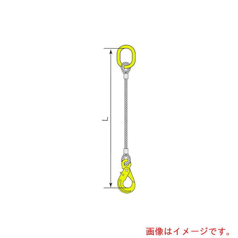 特長 ●JIS規格ワイヤーロープを使用したアルミクランプ管による圧縮止め加工を行ったスリングです。 ●フック・リングは安心なマーテックブランド。 仕様 ●安全使用荷重2本垂直吊り(t)：5.4 ●全長(m)：8 ●スリング径(mm)：18 ...