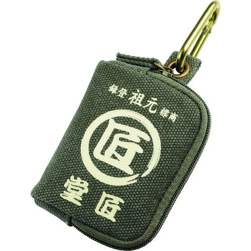 特長 ●帆布製の携帯用小銭入れです。 用途 ●携帯用小銭入れ 仕様 ●色：鶯色 ●形状：携帯用小銭入れ ●幅(mm)：90 ●奥行(mm)：30 ●高さ(mm)：110 ●携帯用小銭入れ 材質 ●帆布 質量・質量単位 ●65.0g セット内...