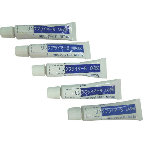 特長 ●接着面積を確保するプライマーです。 ●接着強度を最大限引き出し確実な固定をします。 ●本体：5本、付属品なし 質量・質量単位 ●25.0g 【メーカー名】（株）リンテック21 【メーカー品番】LA-350