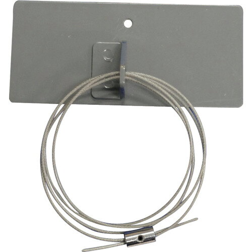 特長 ●壁面からの距離が離れているオープン棚にオススメです。 ●接着パッド付き金属板（金具L）： 1個（鋼板）、スリーブ：1個 ●ワイヤー：実使用長さ50cm ●対象物重量：120kg以下／個 質量・質量単位 ●144.0g 【メーカー名】...