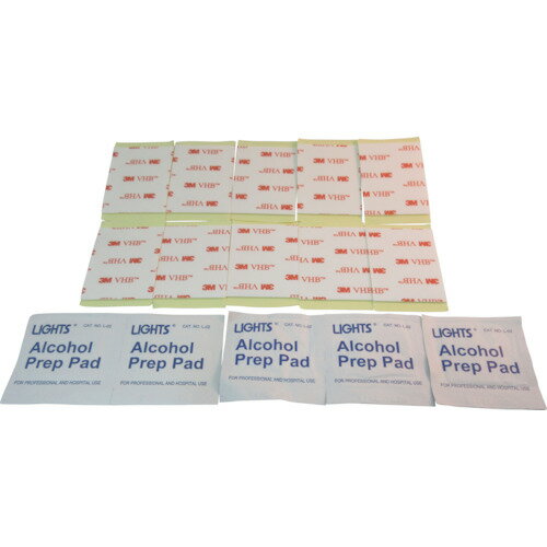 特長 ●交換用接着パッドとアルコールパッドのセットです。 ●接着パッド：10（白38×50mm）、アルコールパッド：5 ●対象商品：LH-912M 質量・質量単位 ●20.0g 【メーカー名】（株）リンテック21 【メーカー品番】LQ-38