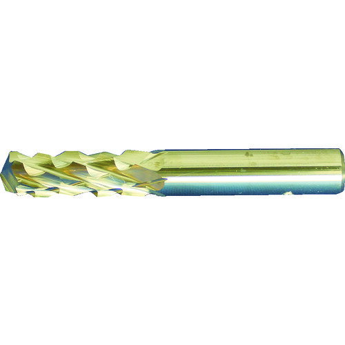 特長 ●CFRPなど、複合材のポケット加工に最適なデザインです。 ●底刃はドリル形状につき縦方向の加工が可能です。 ●右ねじれ仕様により切粉は上方へ上がります。 用途 ●被削材:CFRPなど、複合材。 仕様 ●切削径DC(mm)：4 ●最大...