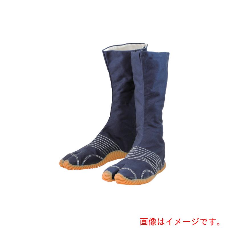 特長 ●土木・建築作業用地下足袋です。 ●高所作業に適した貼付タイプです。 用途 ●土木・建築作業。 仕様 ●寸法(cm)：30.0 ●色：ネイビー 材質 ●アッパー材:綿 ●底材:ゴム 質量・質量単位 ●520.0g 【メーカー名】（株）...