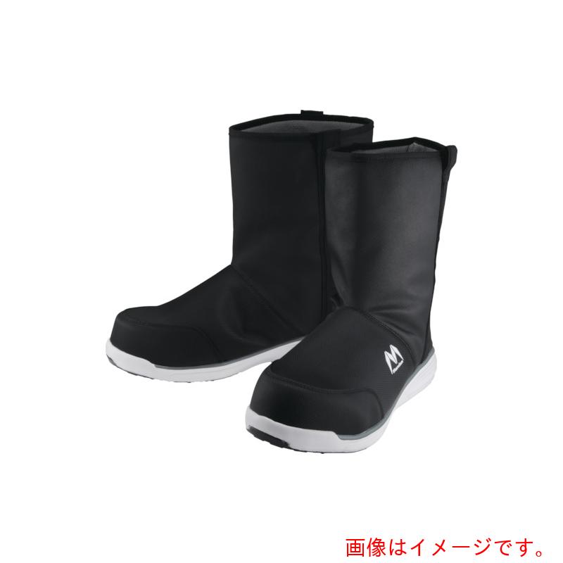 特長 ●雨が浸入しにくい防水フィルムを内蔵しています。 ●長靴より優れたクッション性とフィット感で疲れにくい設計です。 用途 ●普通作業・雨作業に。 仕様 ●寸法(cm)：28.0 ●足幅サイズ：EEEE ●色：ブラック ●規格：JSAA ...