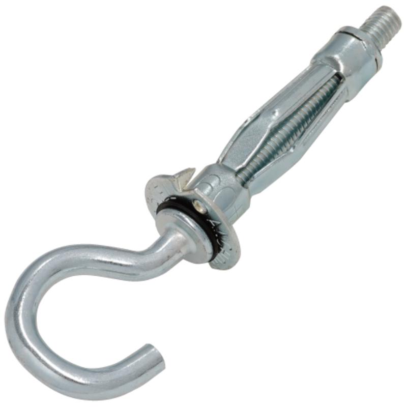 ●タイプ： C型フック ●本体全長/径/首長： 32/6.8/7mm ●ビス直径： 4.0mm ●適用板厚： 3〜9mm ●ドリル径： 9mm ●入数： 50本 【メーカー名】（株）マーベル 【メーカー品番】A-409C