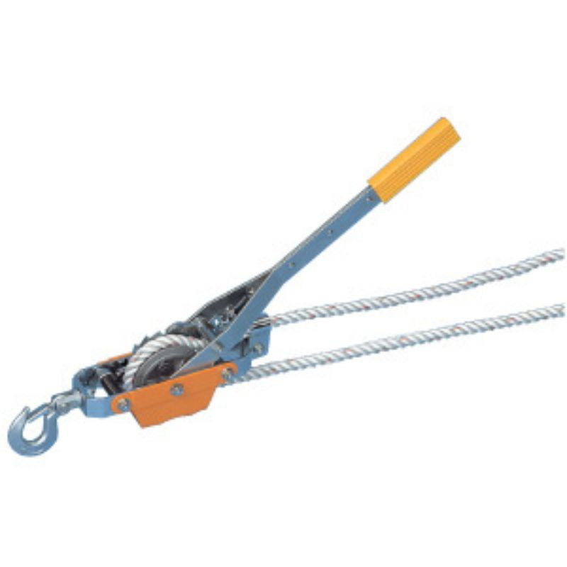 ●ロープ径×標準長さ： φ14mm×10m ●引張能力： 3.43kN（350kgf） ●ロープ破断荷重： 38.6kN（3940kgf） ●質量： 2900g 【メーカー名】（株）マーベル 【メーカー品番】MPR-2000