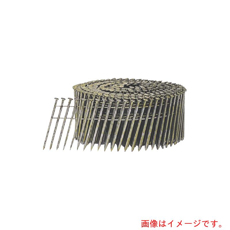 特長 ●ワイヤ連結釘です。 ●釘打機用の釘です。 ●ワイヤで斜めに連結され、平らなコイル状に巻かれた鉄釘です。 用途 ●木下地留め付け用。 仕様 ●1ケース入数：150本×10巻 ●JIS適合品　CN75 ●胴部形状：スムース ●先端形状：...
