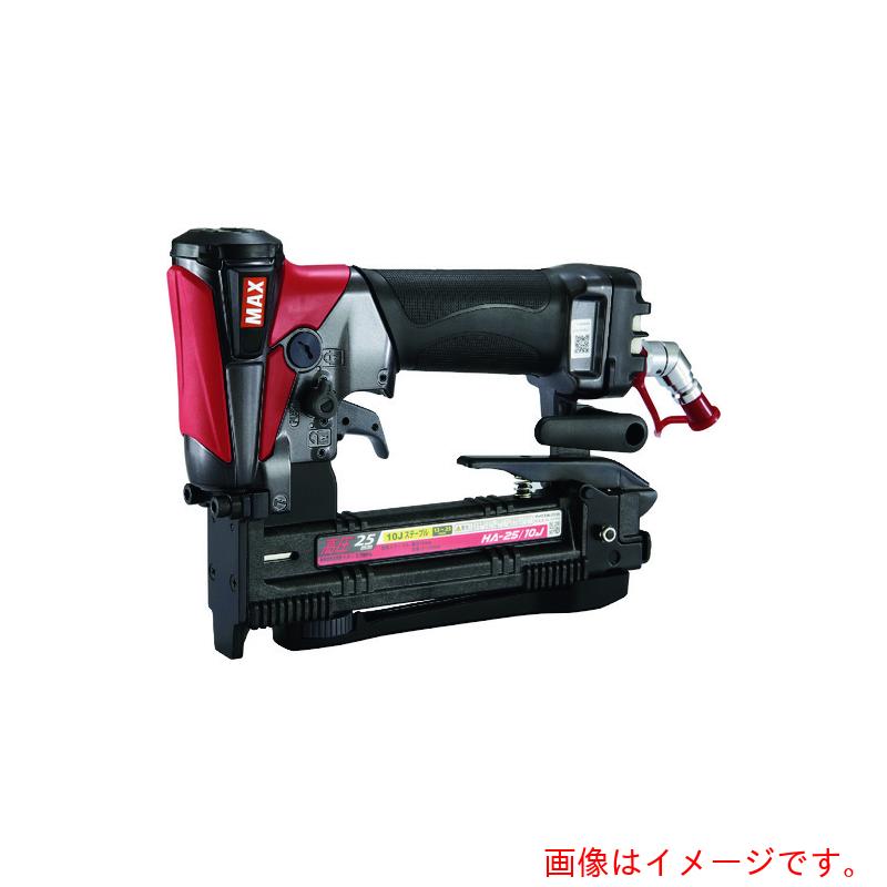 特長 ●高圧にすることで小型・軽量で操作性抜群の低全高です。 ●アジャスタ調整板付き、空打ち防止機構搭載してます。 用途 ●内装・外装下地のボード留め付け・クローゼットなどの化粧ボード打ち用。 仕様 ●肩幅(mm)：10 ●高さ(mm)：1...