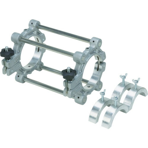 特長 ●ソケットクランプのスタンダードタイプです。 ●2サイズに対応できるライナー付です。 用途 ●ポリエチレン継手とポリエチレンパイプを融着する際の対象材の固定に。 仕様 ●対象材：ソケット・キャップ：JWWA75、100 ●ドラムタイプ...