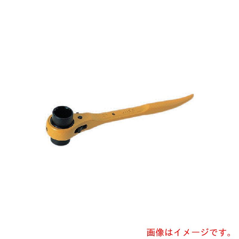特長 ●ショートタイプ、曲がりシノ付です。 ●アルミ鍛造ハンドルで軽くて丈夫です。 用途 ●六角ボルト・ナット等の締付けに。 仕様 ●対辺寸法(mm)：17×19 質量・質量単位 ●250.0g 【メーカー名】（株）MCCコーポレーション ...