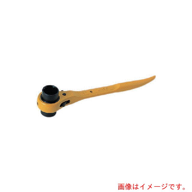 特長 ●ショートタイプ、曲がりシノ付です。 ●アルミ鍛造ハンドルで軽くて丈夫です。 用途 ●六角ボルト・ナット等の締付けに。 仕様 ●対辺寸法(mm)：17×21 質量・質量単位 ●250.0g 【メーカー名】（株）MCCコーポレーション ...