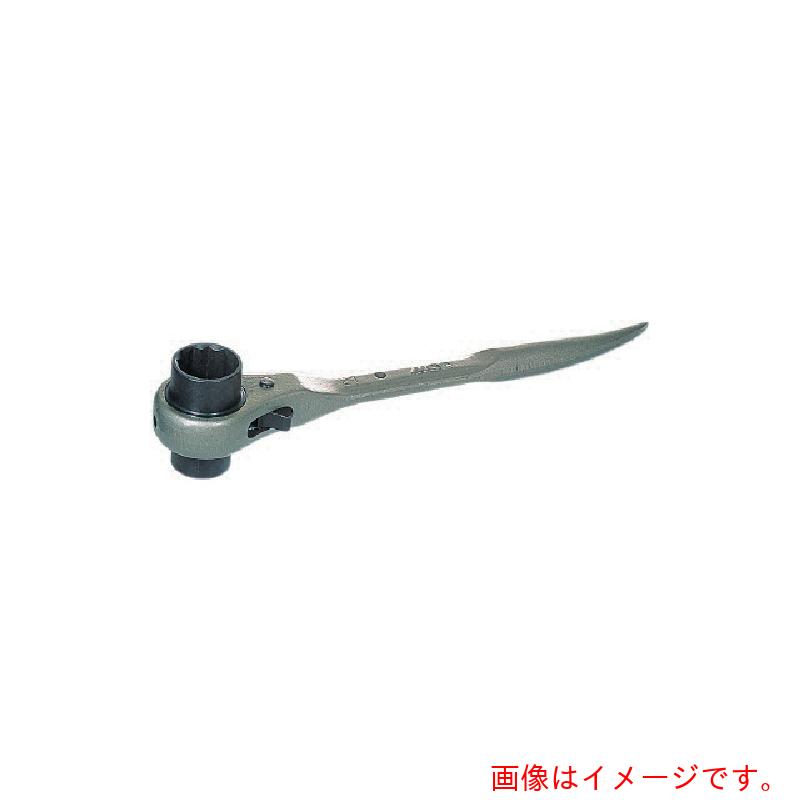 特長 ●ショートタイプ、曲がりシノ付です。 ●狭所でも使えます。 用途 ●六角ボルト・ナット等の締付けに。 仕様 ●対辺寸法(mm)：19×21 質量・質量単位 ●410.0g 【メーカー名】（株）MCCコーポレーション 【メーカー品番】R...