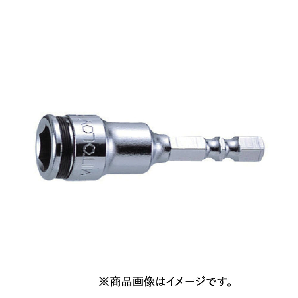 ●6角ボルトビスやフランジボルトの着脱用 ●脱落防止用コイルバネとボールで保持します ●シャンクダブル溝 ●S： 10mm ●D（φ）： 16.5mm ●l1： 7mm ●l2： 20mm ●L： 55mm ●重量： 32g （図参照） 【...