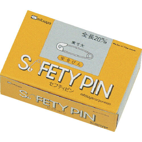 特長 ●抜きさしスムーズな日本製の安全ピンです。 仕様 ●縦(mm)：20 ●横(mm)：5 ●色：シルバー（ニッケルメッキ） ●包装：箱入り（箱内PP袋包装） ●入数：約100本 材質 ●鋼線 質量・質量単位 ●22.0g 【メーカー名】...