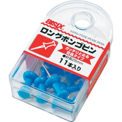 特長 ●25ミリの針でしっかりさせるプッシュピンです。 仕様 ●サイズ：針長25mm ●色：青 ●包装：収納便利なPSケース（フック式） ●入数：約11本 材質 ●PS樹脂 ●鋼線 質量・質量単位 ●25.0g 【メーカー名】（株）ミツヤ ...