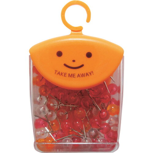 特長 ●収納便利なスライド式で可愛くおしゃれなPOPカラーケース入のピンシリーズです。 仕様 ●色：クリアフルーツカラー3色アソート ●寸法(mm)：頭径Φ6mm、針長10 ●包装：フック付ケース（蓋：PP　容器：PS） ●入数：約70本 ...